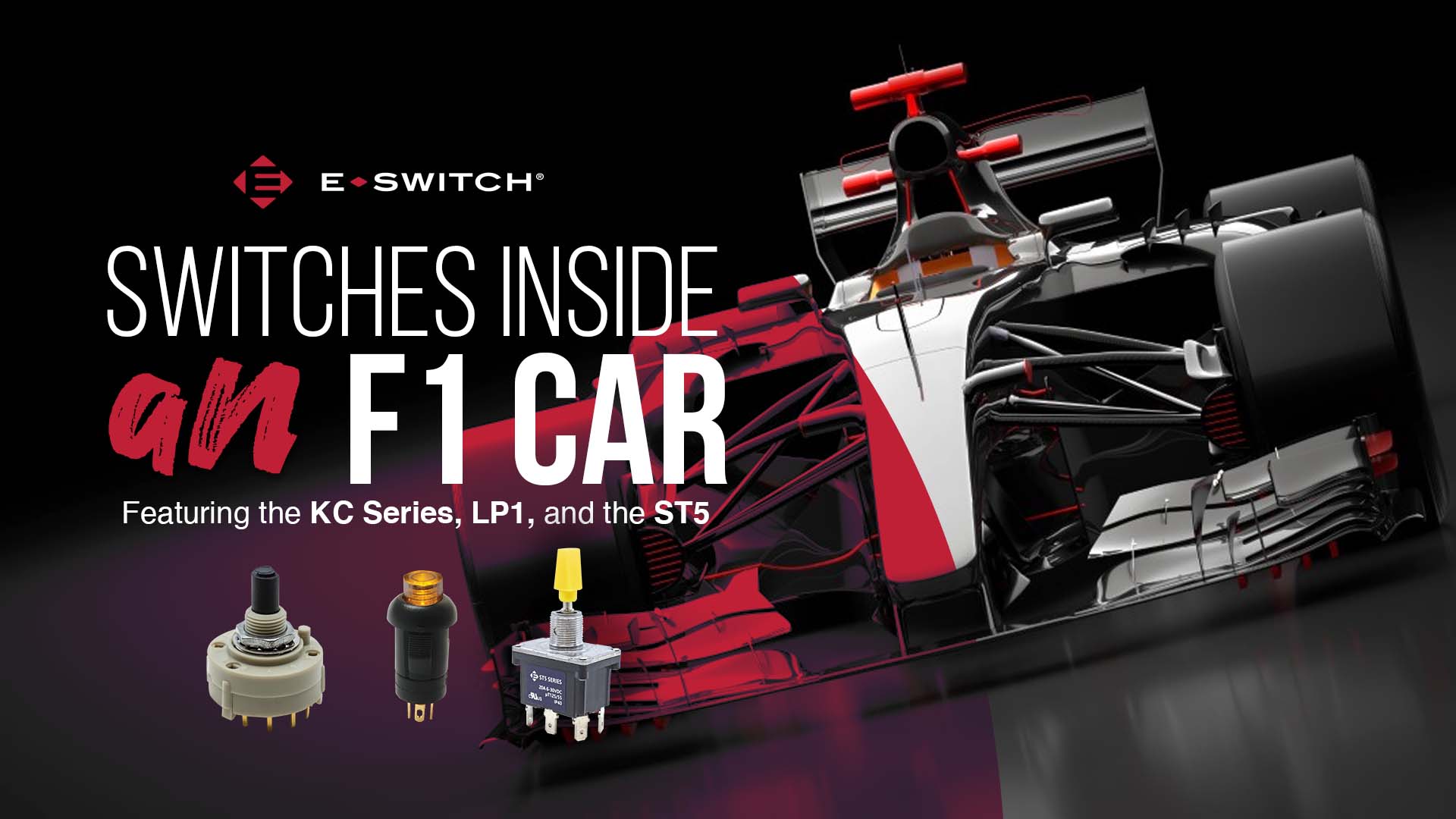 Switches in Sports: Formula 1 Race Car Switches - E-Switch